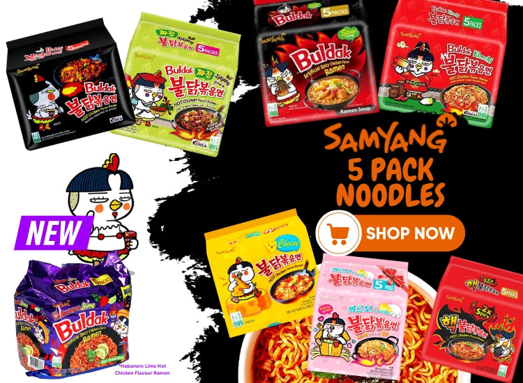 Samyang Korean Ramen Noodles - Available for UK Mainland Delivery ...