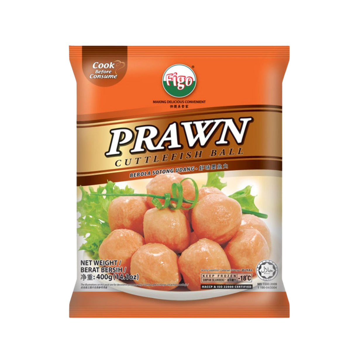 FIGO PRAWN CUTTLEFISH BALL 400G — Food For Foodies