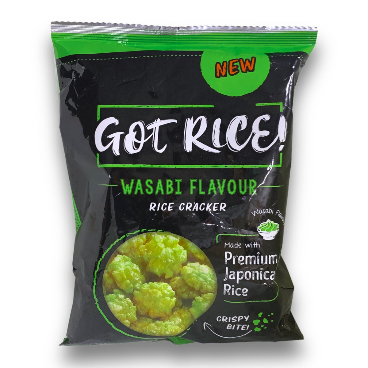 WANT WANT WASABI RICE CRACKER 85G — Food For Foodies