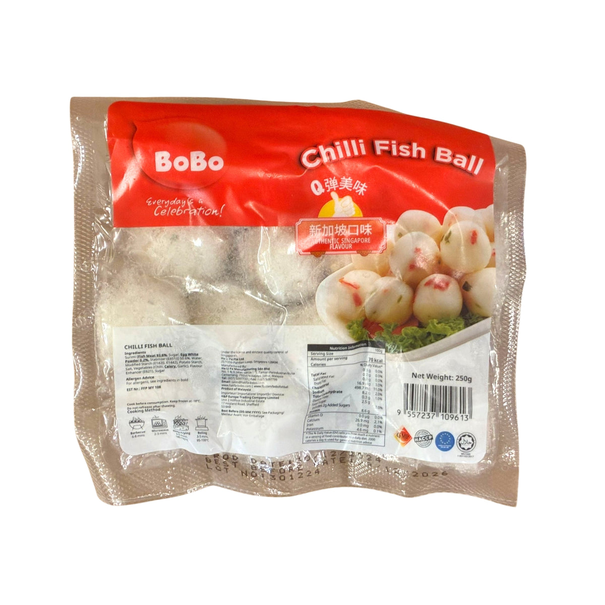 BOBO CHILLI FISH BALL 250G — Food For Foodies